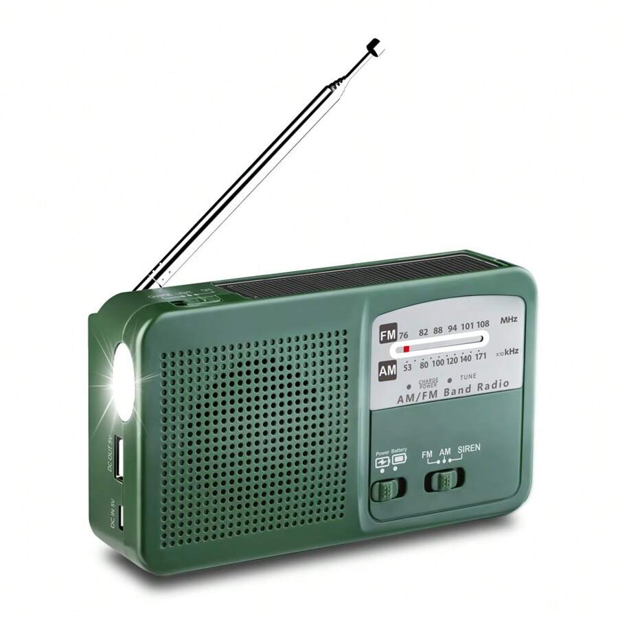Radio Multibande Solaire Radio D'urgence Ticfox - Multibande AM/FM/SW ...