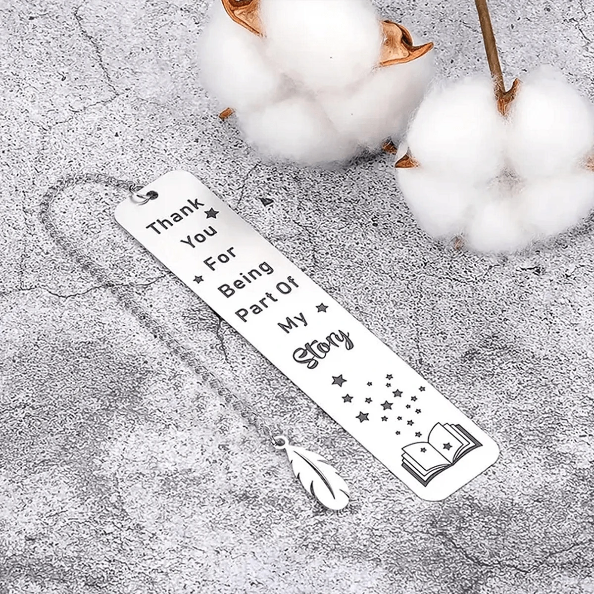 Personalized Engraved Stainless Steel Bookmark, Creative Literary Gift ...