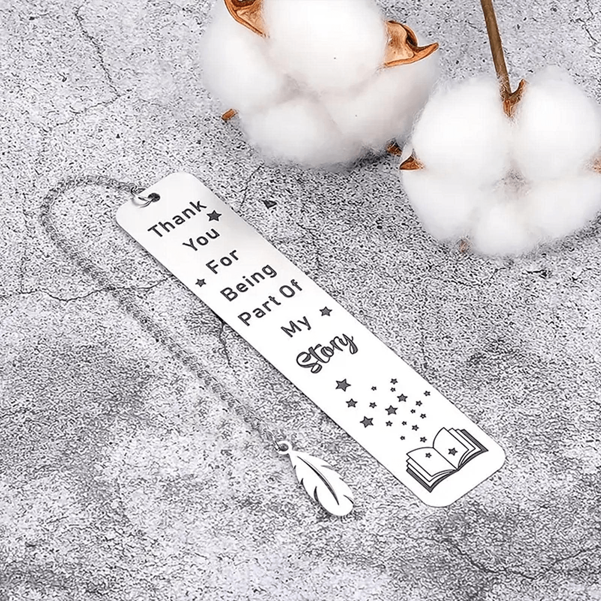 Personalized Engraved Stainless Steel Bookmark, Creative Literary Gift ...