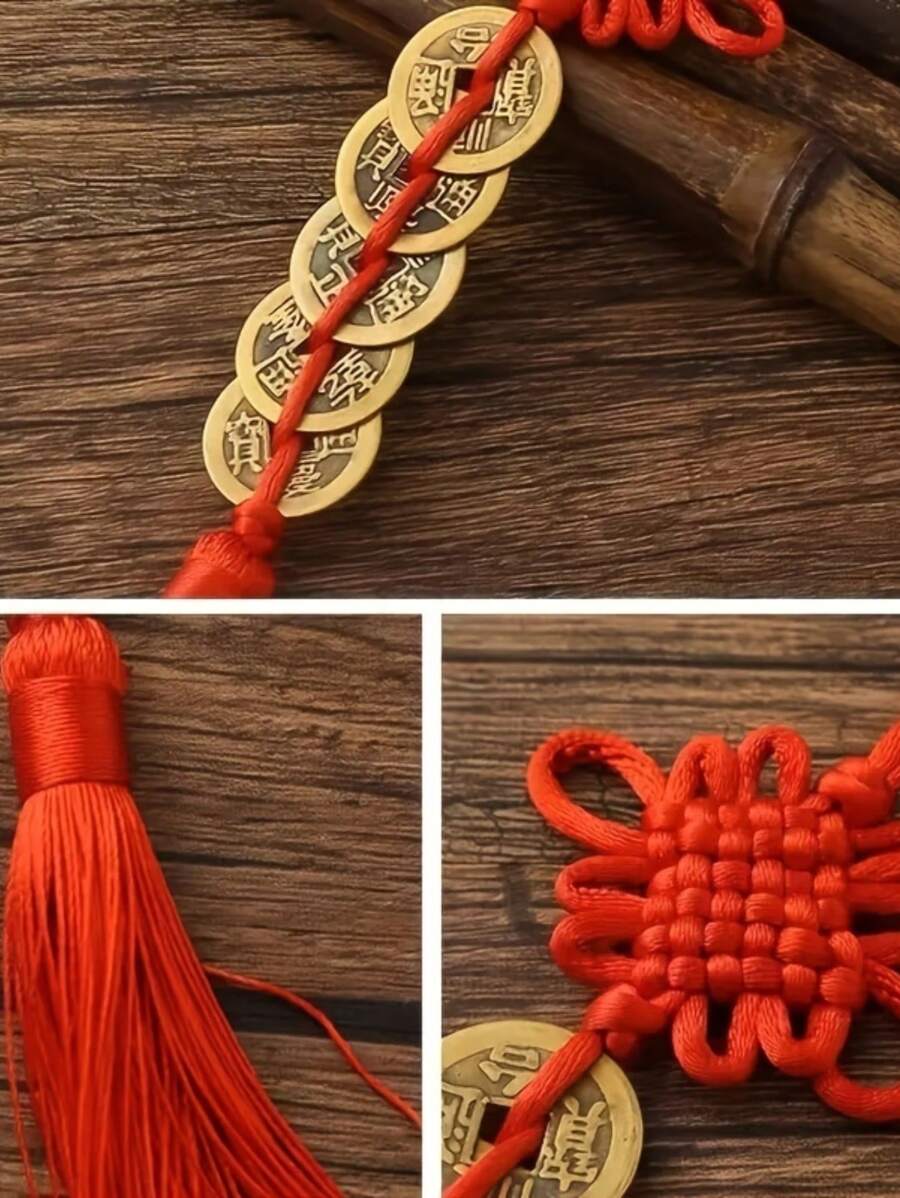 2PCS Lucky Chinese Fortune Coin, Lucky Coins Of Five Emperors In ...