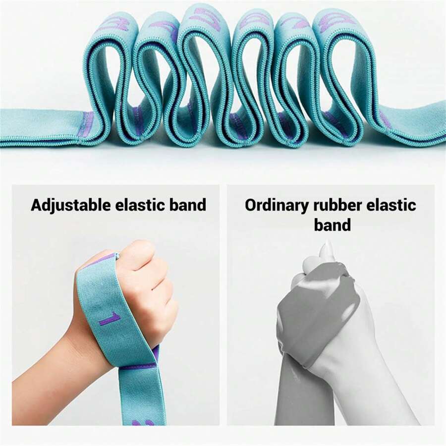 1pc Yoga Stretch Band, Exercise Band With 11 Loops, Yoga Stretch Band ...