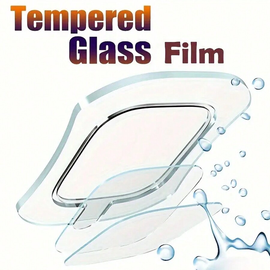 1pc Tempered Glass Screen Protector With Self-Aligning Installation ...