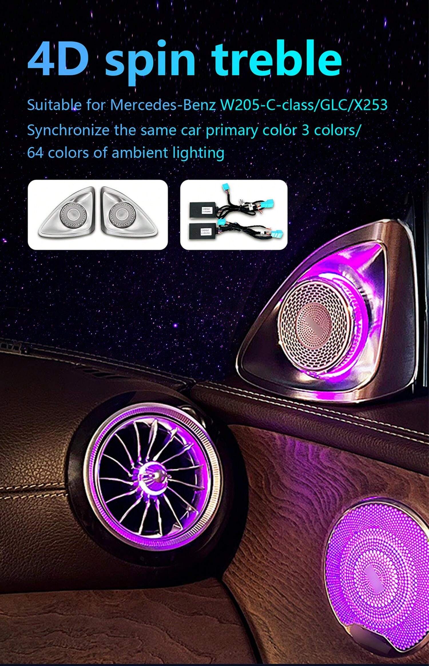 For Mercedes Benz C/E/S/GLC Class W205 W206 W167 W117 W247 X253 W213 ...