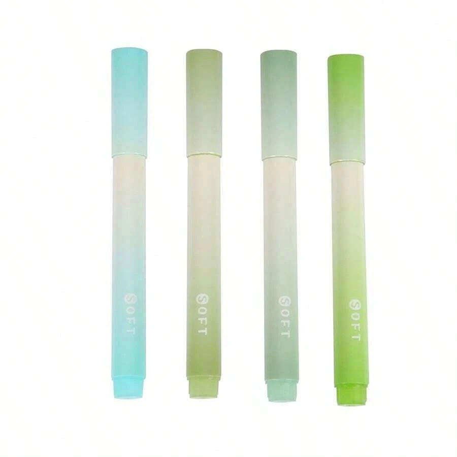 4 Bags Of Gradient Fluorescent Pens, High Aesthetic Value Colored Hand ...
