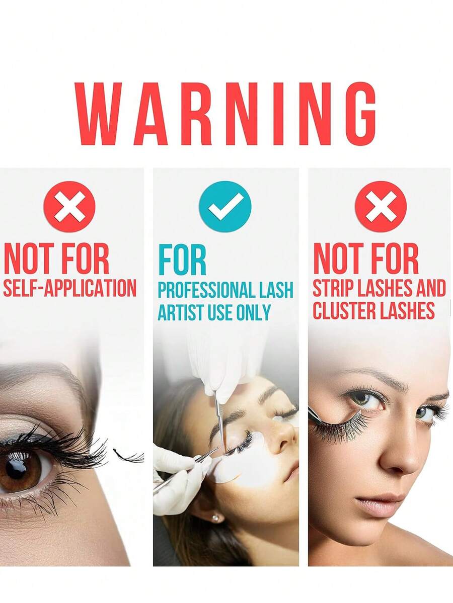 0.5S Fast Drying Strong Hold Professional Eyelash Extension Glue 5ml ...