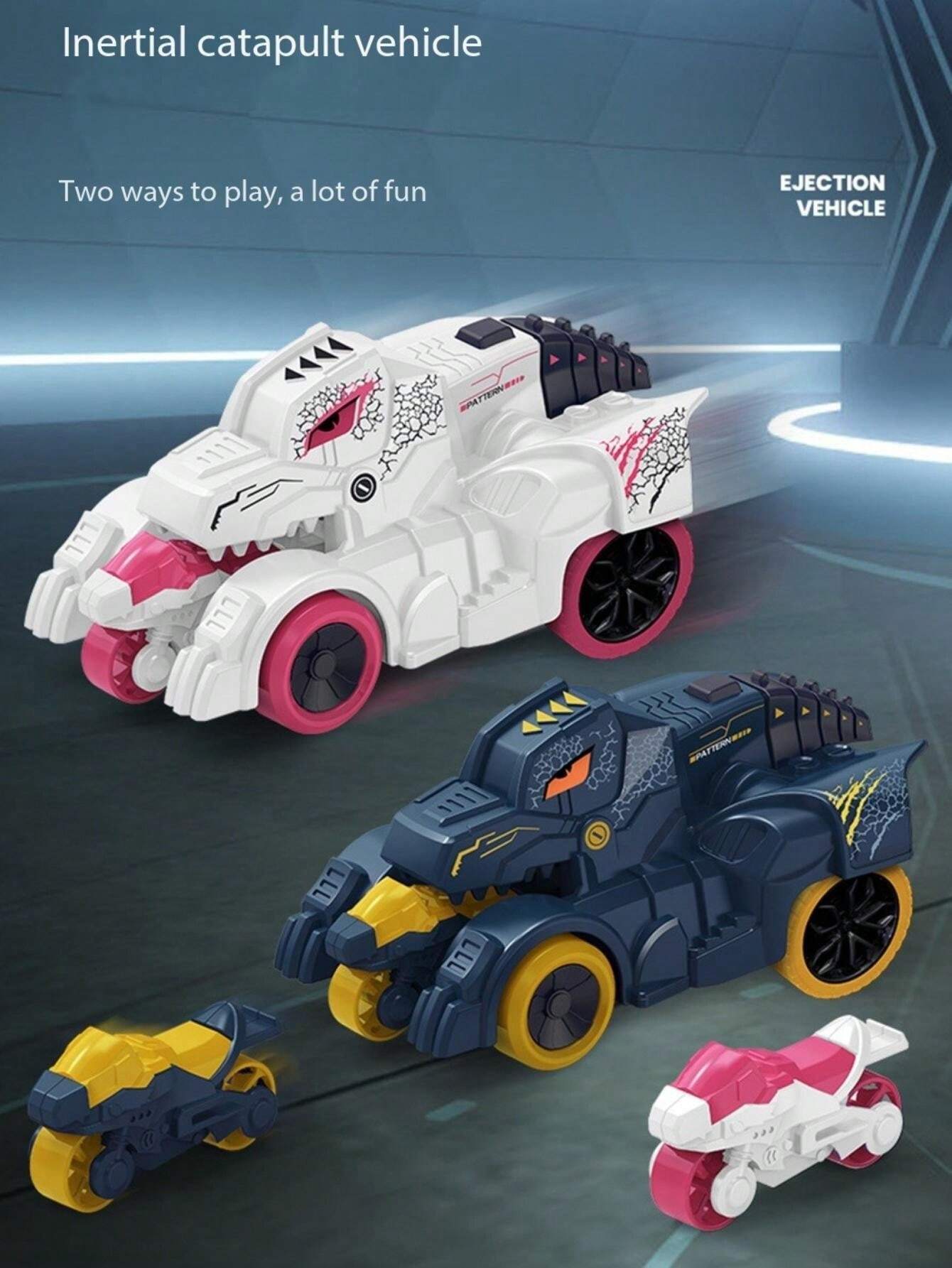 Dinosaur-Inspired Inertia-Powered Launching Car Boy-Girl Interactive ...