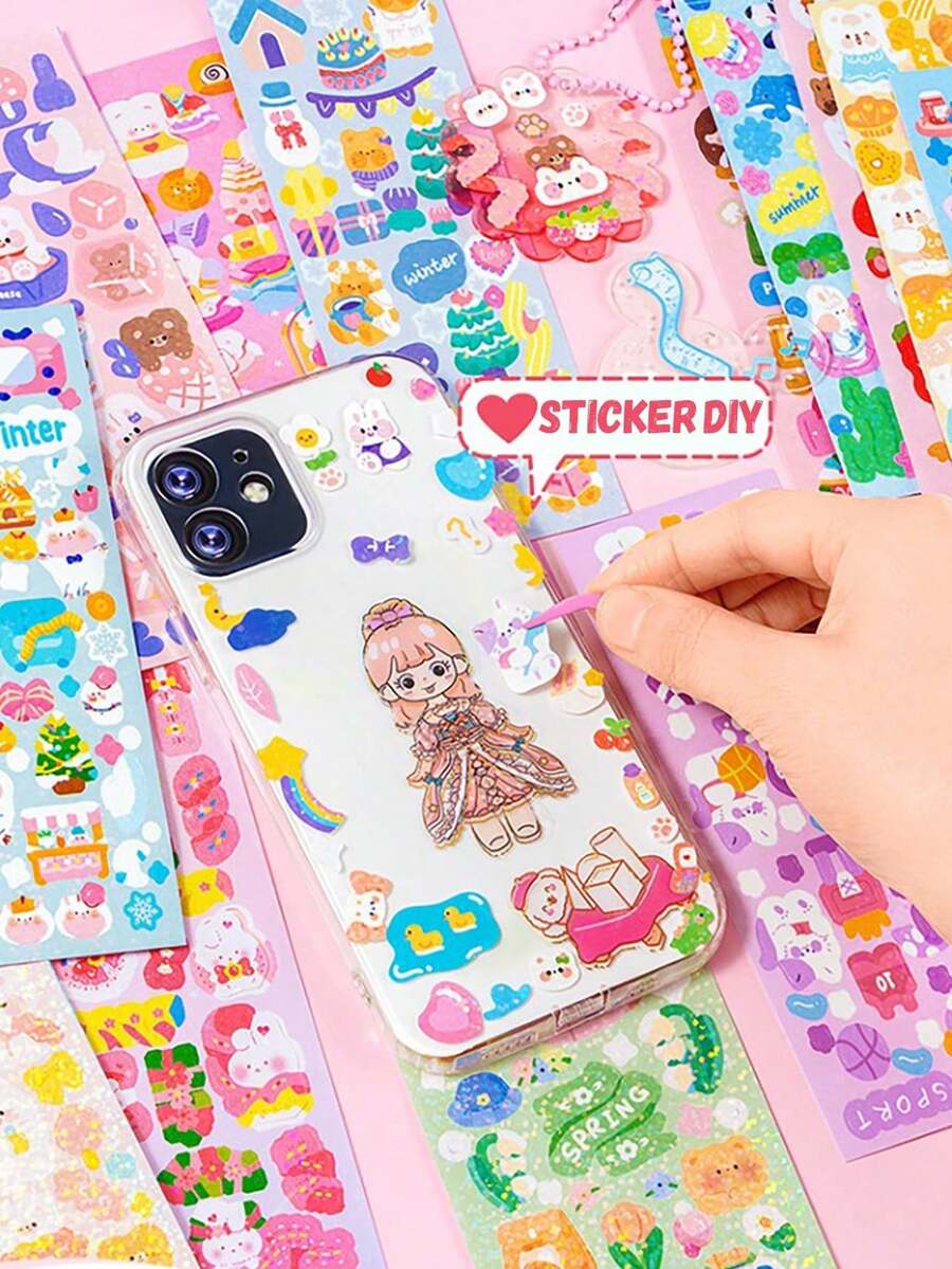 Laser GUKA Sticker Set, Includes Stickers And Card Sleeves. DIY Cards ...