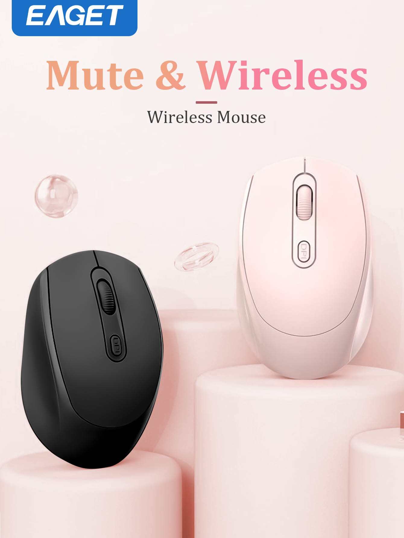 Mouse senza fili con connettività senza fili 2.4G - Perfetto per il ...