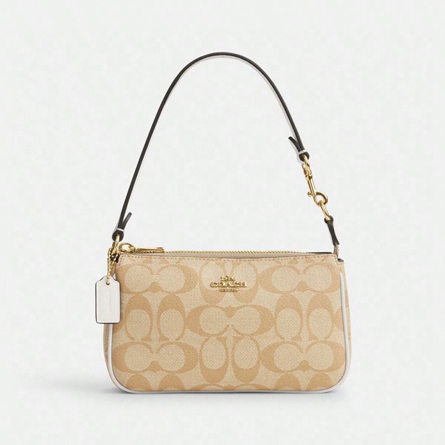 Coach Nolita 19 Classic Monogram Print Zipper Coated Canvas Shoulder ...