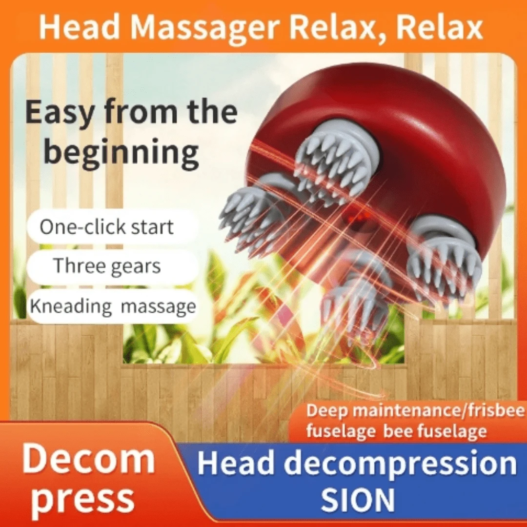Electric Scalp Massager With Kneading And Nurturing Features For Head ...