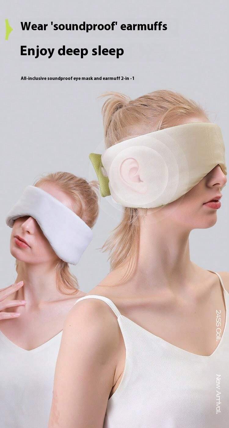 Temperature-Regulating & Light-Blocking Eye Mask For Sleeping, Working ...