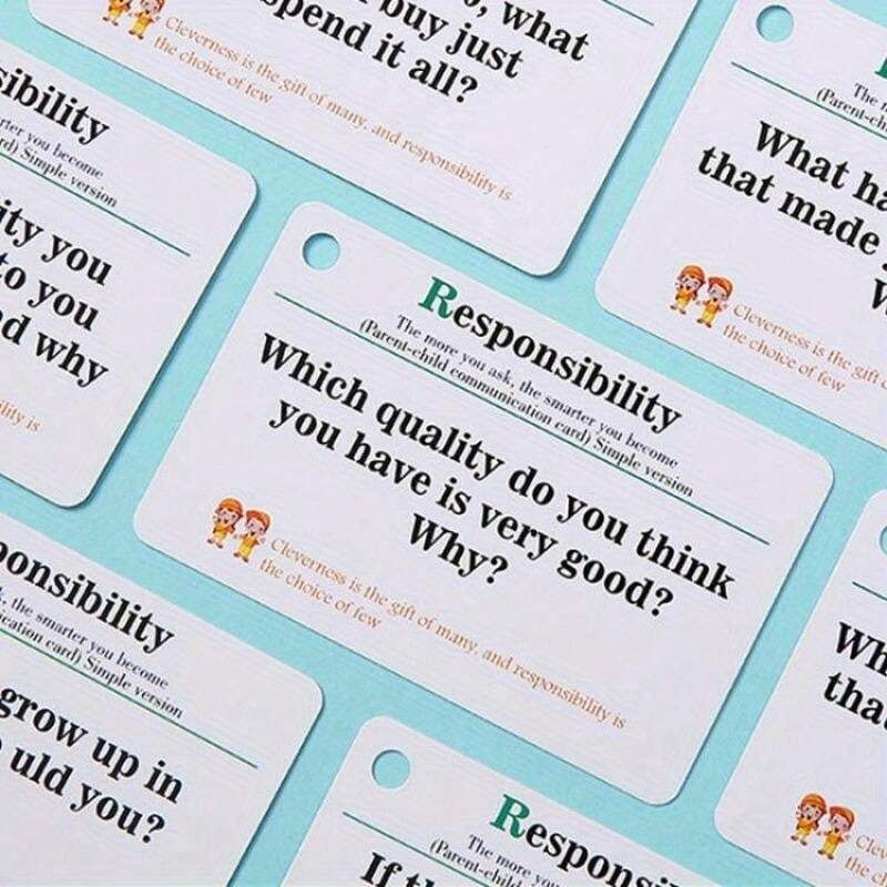 4 Set Of 192 Pcs Conversation Cards For Kids Engaging Questions In ...