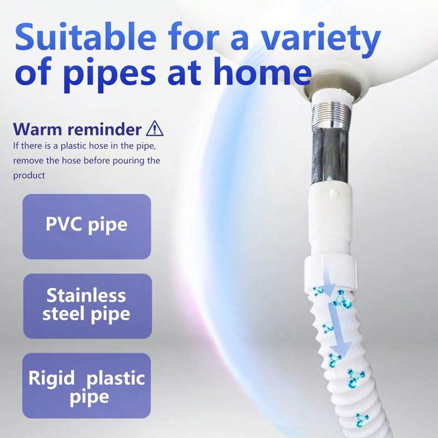 2 Pcs Pipe Dredge, Bubble Bombs Drain Cleaner, Powerful Sink And Drain ...