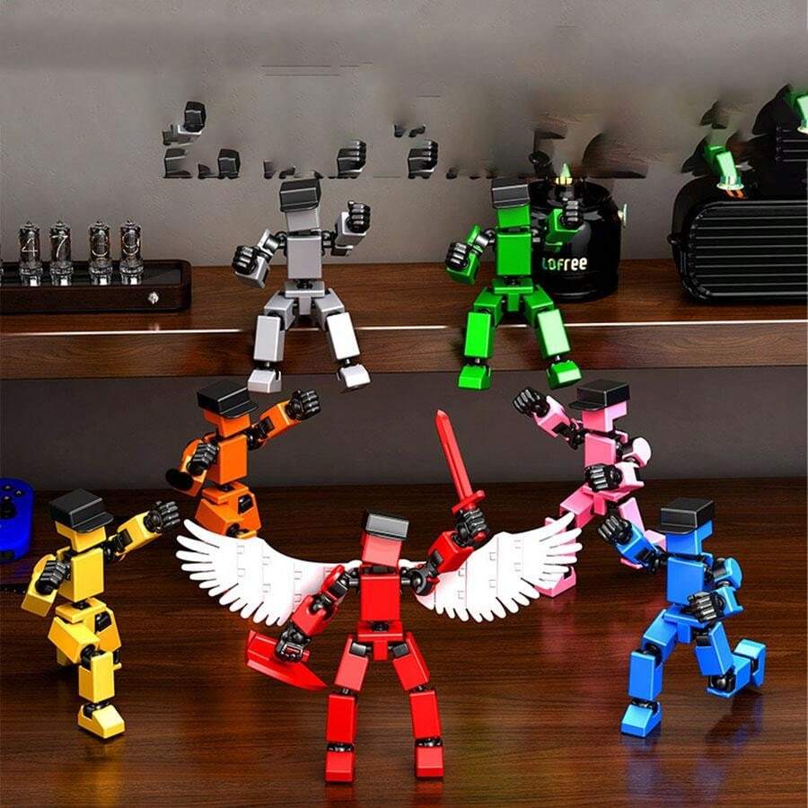 1pc New Transformable Multi-Joint Articulated Action Figure Model Doll ...