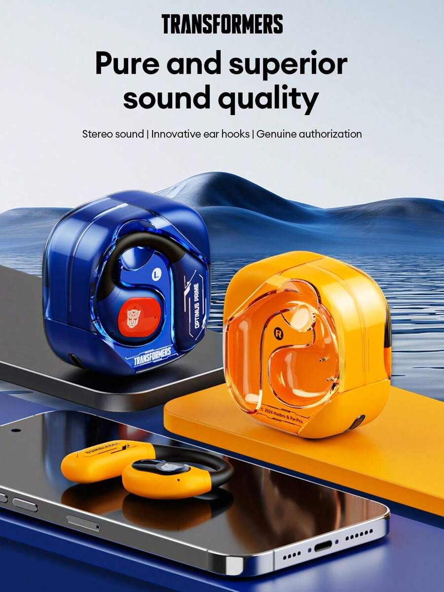 TRANSFORMERS TF-T18 Bumblebee Passive Noise Cancelling Earhook Wireless ...