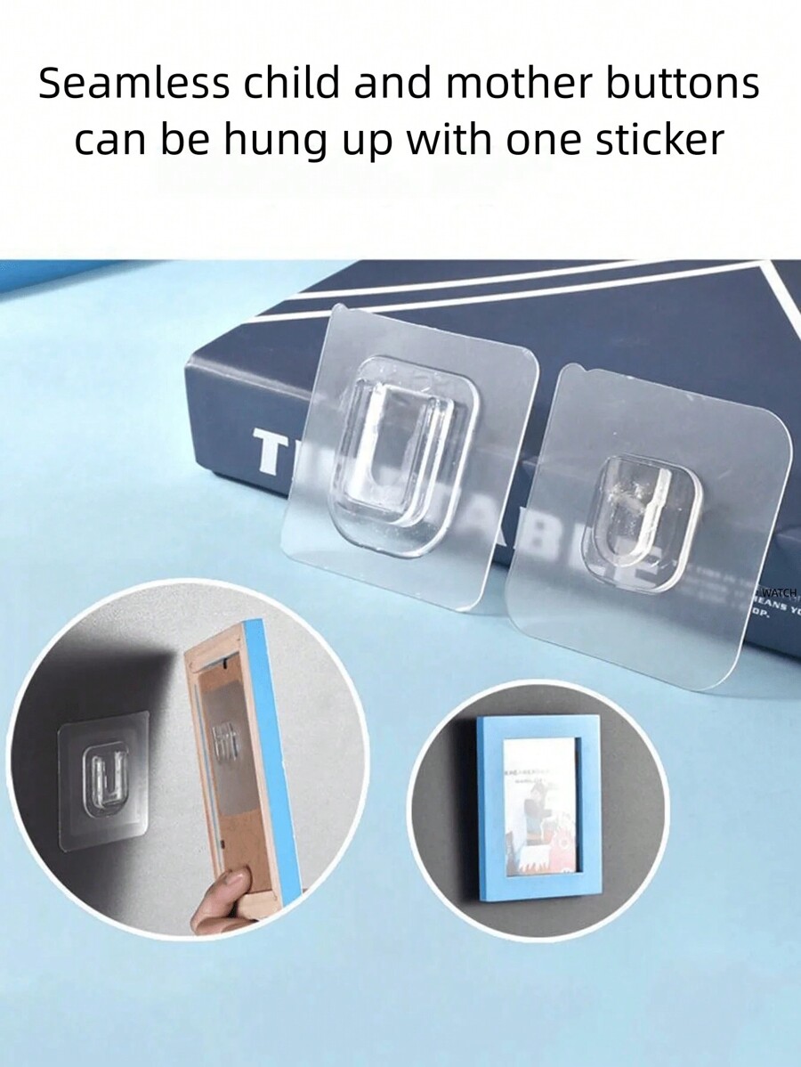 10 Pairs Multi-Functional Adhesive Hooks For Wall-Mounted Router Shelf ...