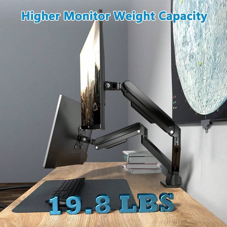 FORGING MOUNT FORGING MOUNT Dual Monitor Arms - Height Adjustable ...