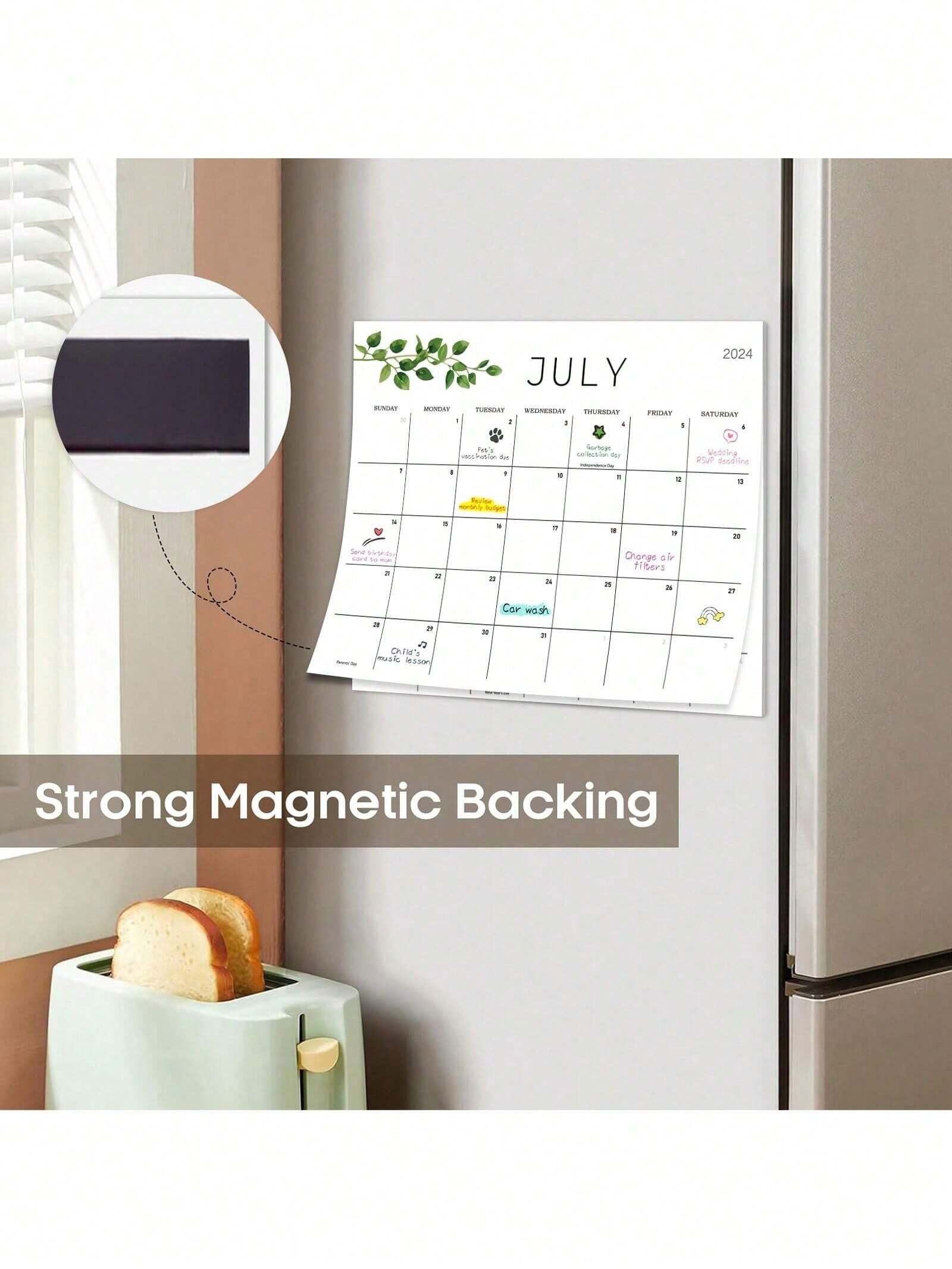 1 Stück Kalender von Juli 2024 bis Juni 2025, Tages-Datum, Monatsplaner ...