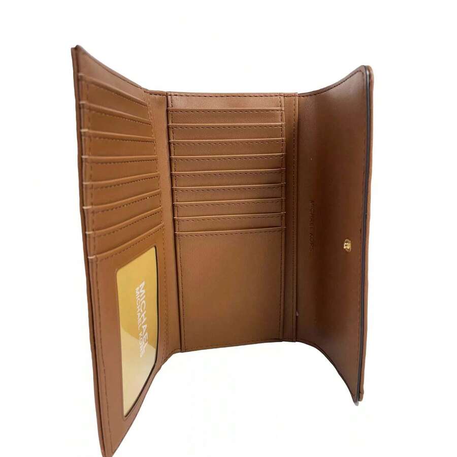 Michael Kors Monedero tríptico grande acolchado para mujer Jet Set ...