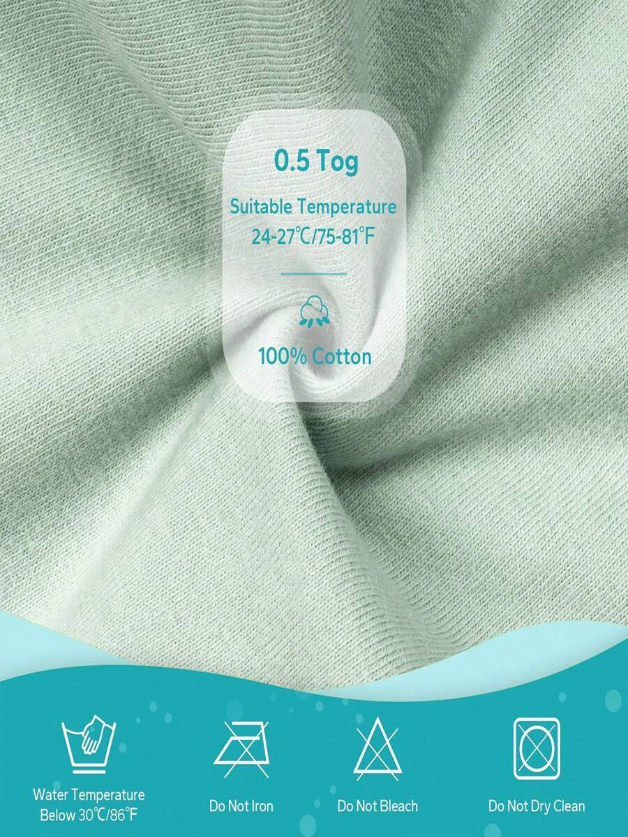 0,5 TOG Fascia avvolgente aderente per neonati con cerniera ...