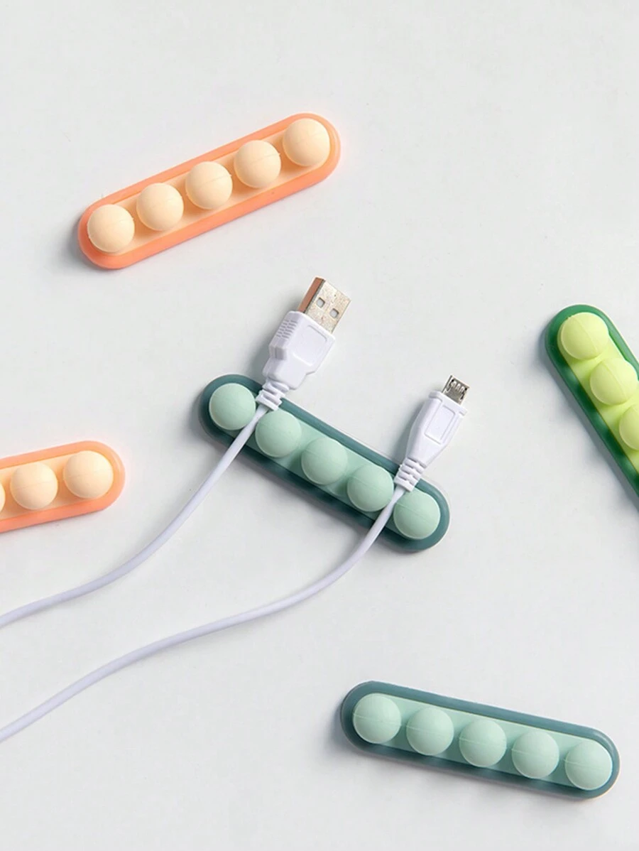 Desktop Cable Organizer, Self-Adhesive Wire Winder, Cable Management ...