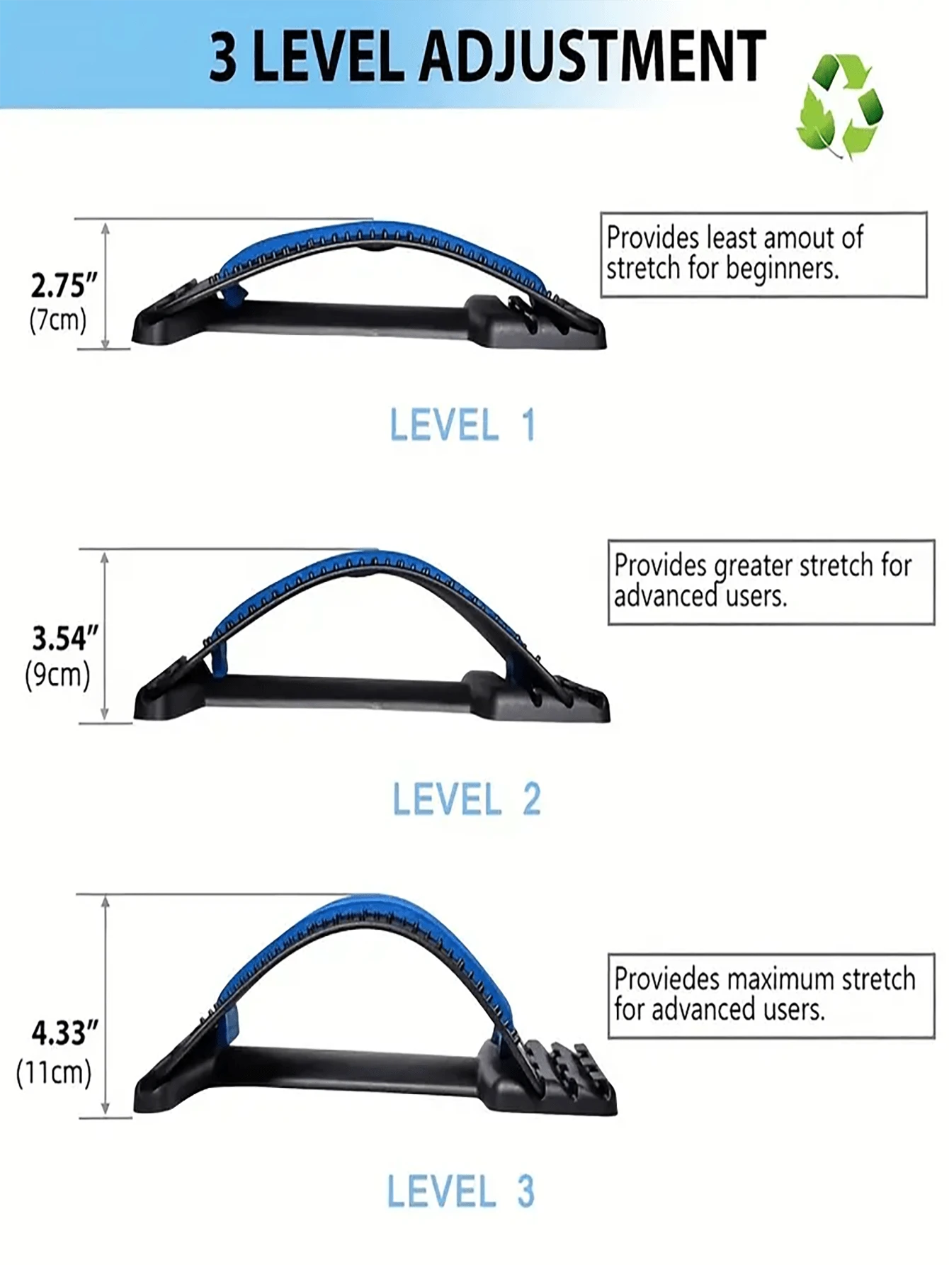 1pc Back Stretcher, Spine Board, Multi-Level Back Massager Lumbar ... 1pc Back Stretcher, Spine Board, Multi-Level Back Massager Lumbar ...