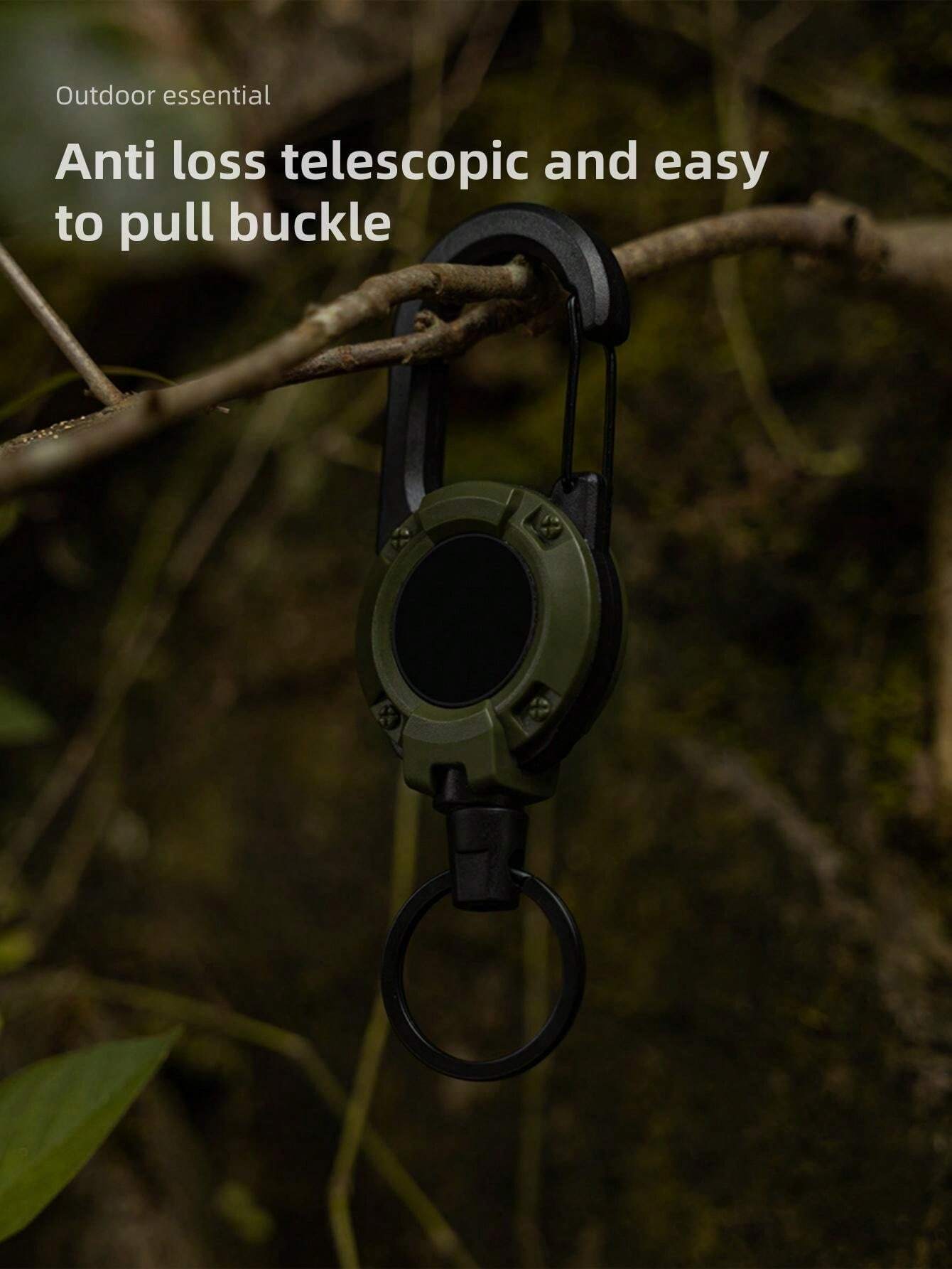 Outdoor Camping Tactics Easy To Pull Buckle, Retractable Buckle, Steel ...