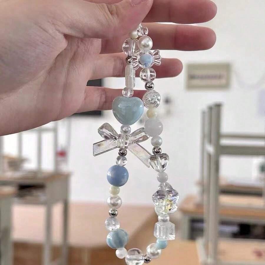 INS Style DIY Fresh Sea Salt Chain Handmade Cell Phone/Camera Beaded ...