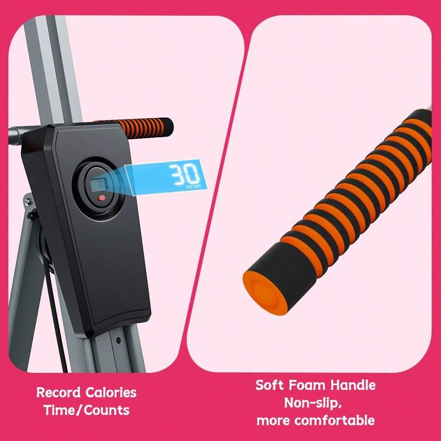 Vertical Climber Exercise Machine For Home Gym Cardio Climbing System ...