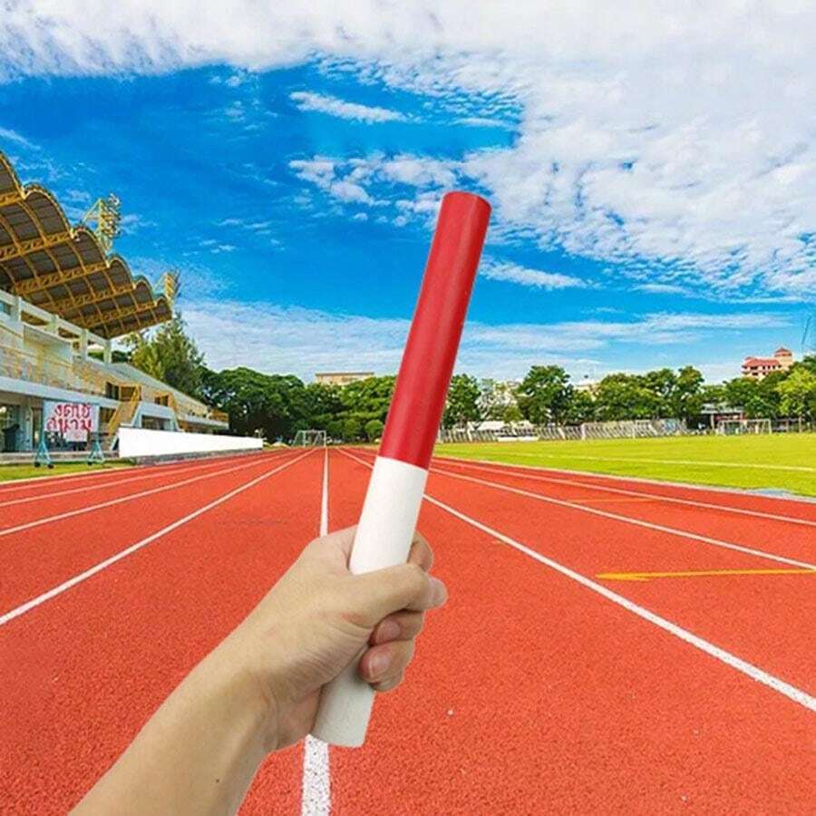 1 pièce Bâton de relais durable pour piste et champ avec tige spéciale ...