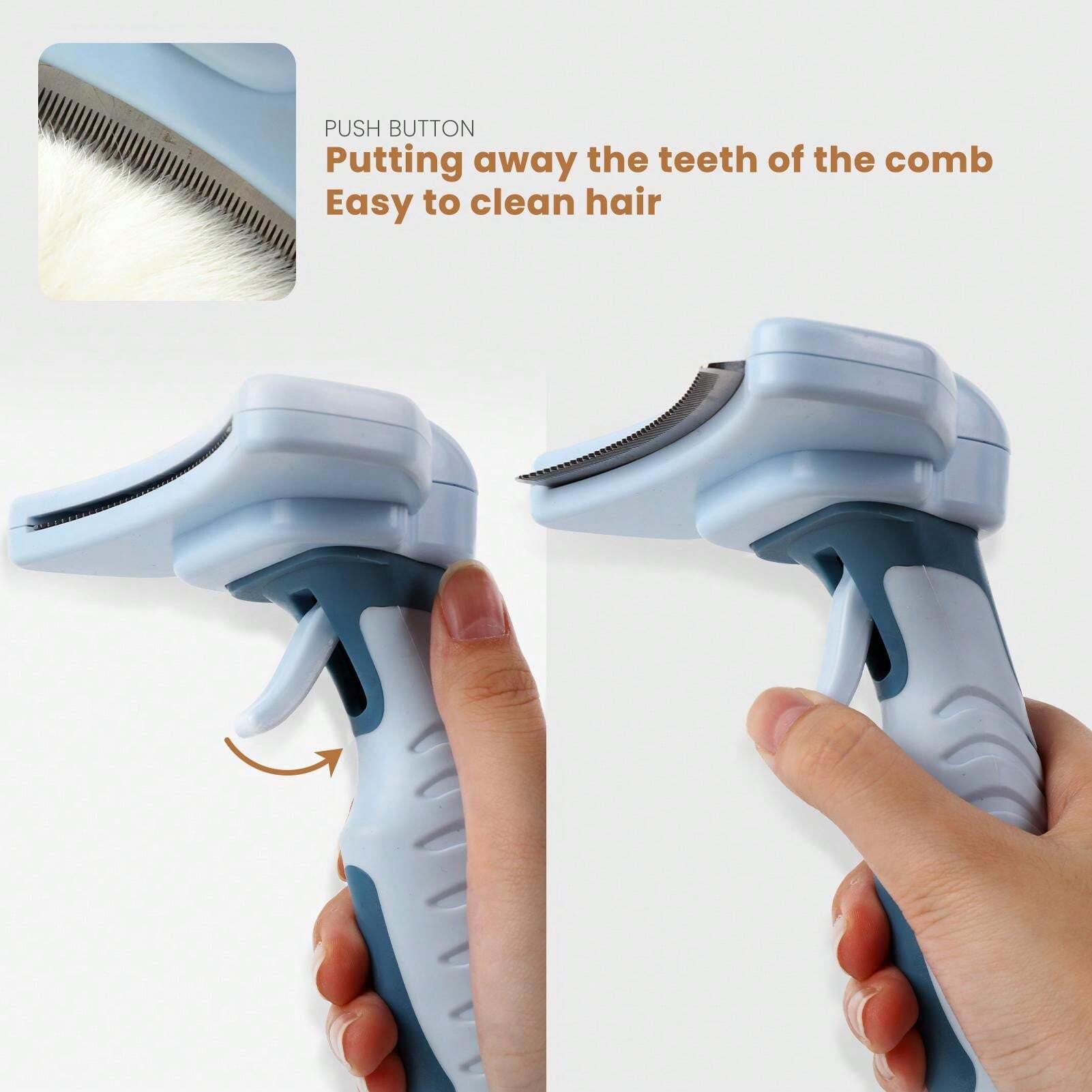 Laifug Pet Deshedding Brush, Available In Medium And Large Sizes ...