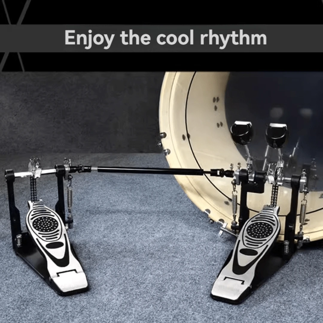 Double Bass Drum Pedals, Double Chain Drum Step On Hammer For Drum Set ...