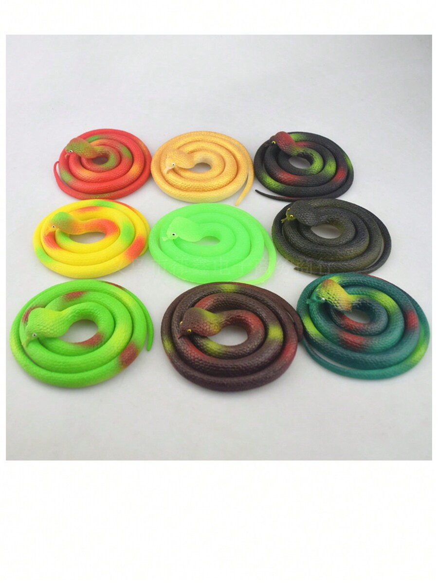 Creative Prank High Realistic Snake Toy Snake Soft Glue Scary Scary ...