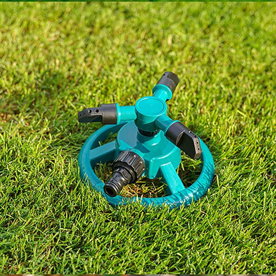 1 Pc Sprinkler Nozzle 360 Degree Automatic Rotating Water Spray Garden ...