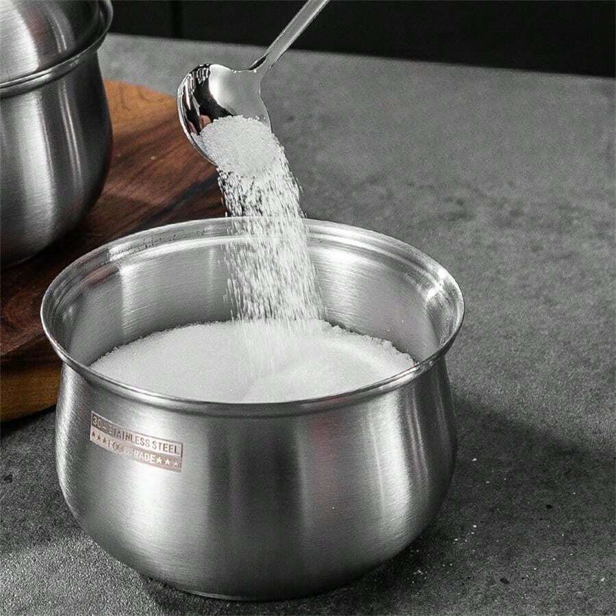 1pcs304 Stainless Steel 800ML Large Capacity Seasoning Tank, Sugar Tank ...