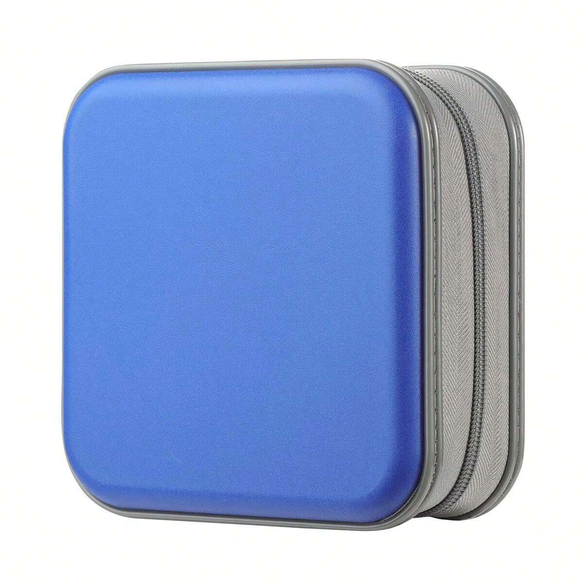 1 Pc CD Case, 48 Capacity Hard Plastic DVD Case Portable Zipper CD Case ...