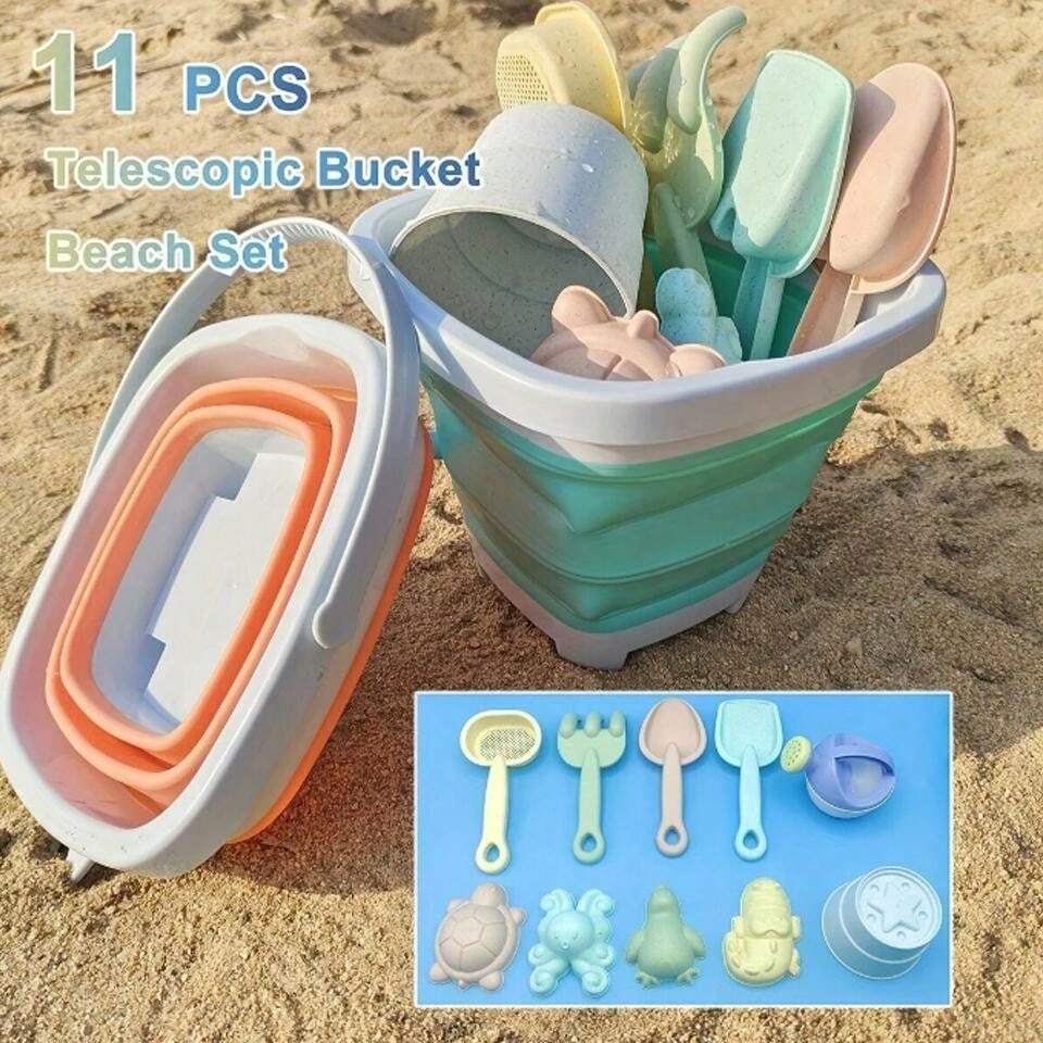 11pcs Beach Sand Toys Set - Fun Morandi Color Combination - Perfect ...