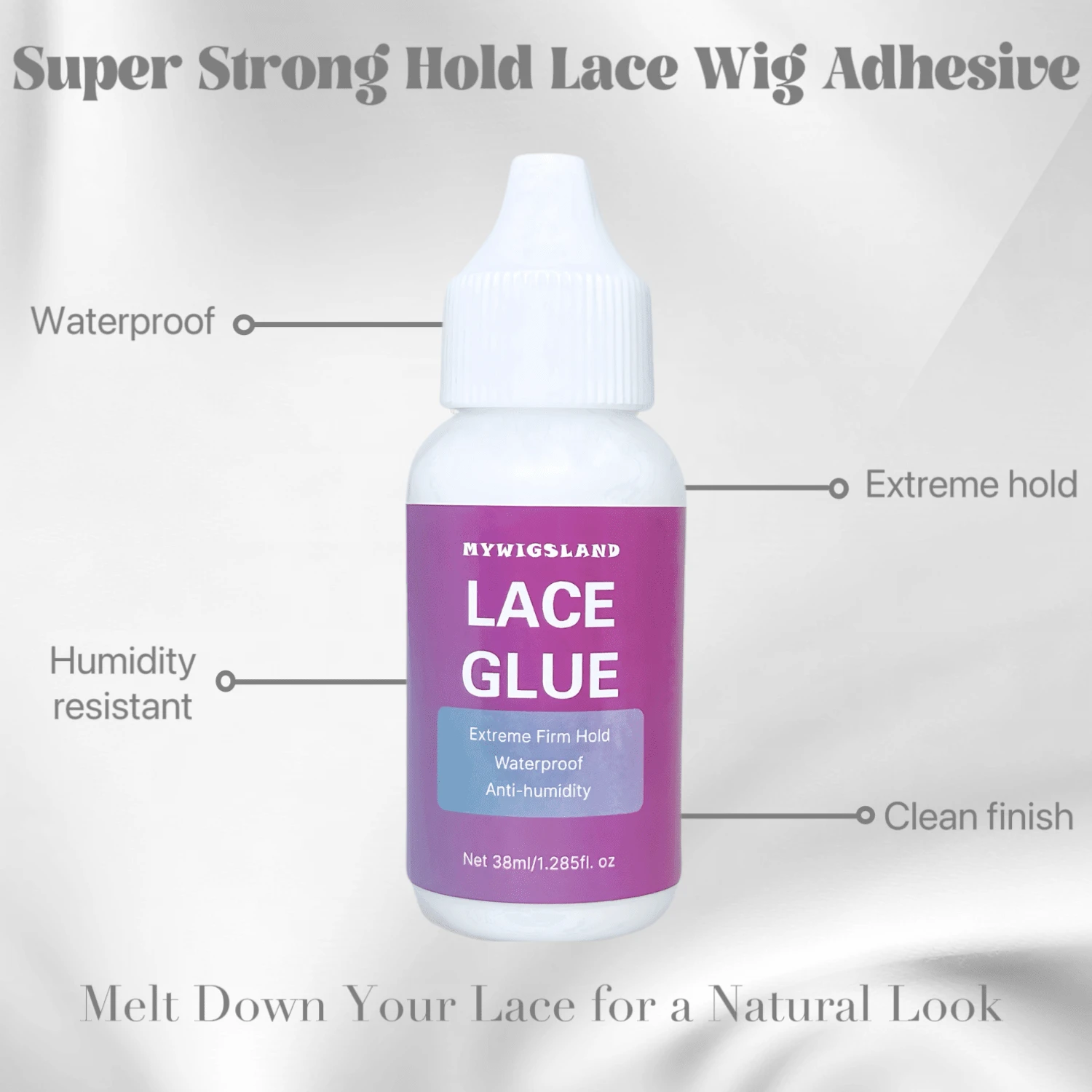 Waterproof Super Hold Wig Lace Glue With Glue Remover, Wig Install ...