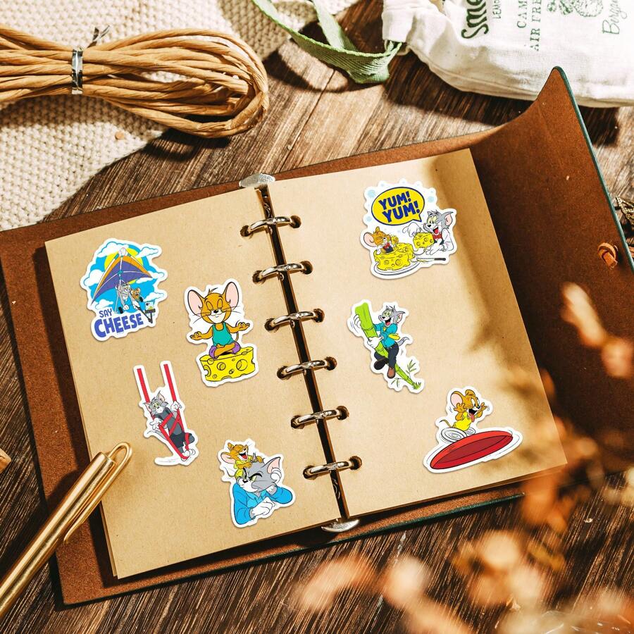 40PCS Warner Bros. Officially Licensed Cartoon Anime Stickers, Cute Cat ...