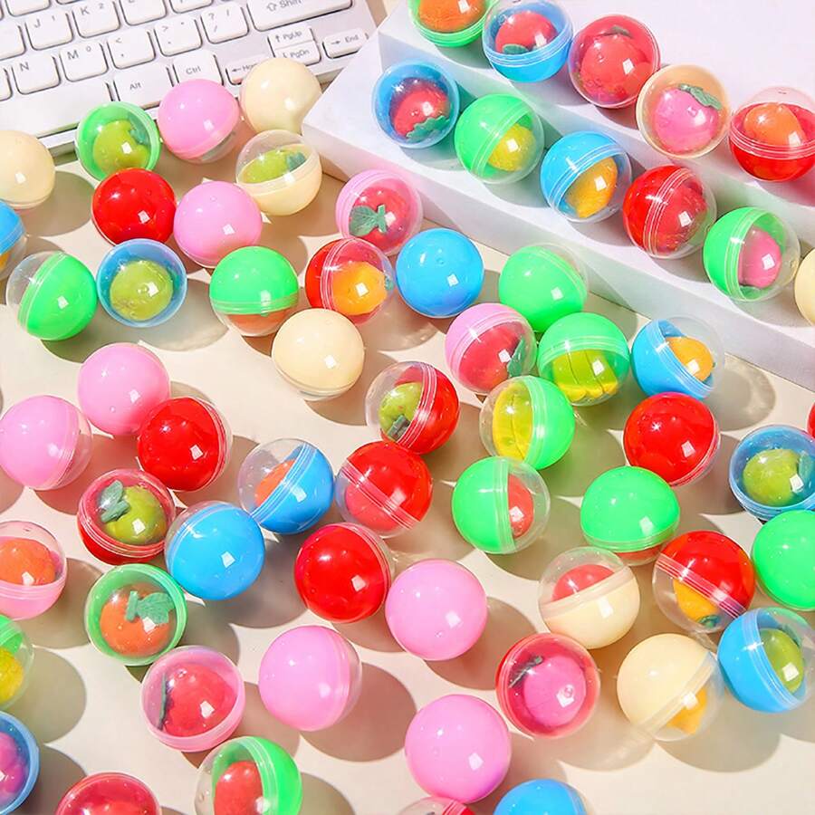 10/20Pcs Gumball Vending Machine Capsules Empty Round Capsules Plastic ...
