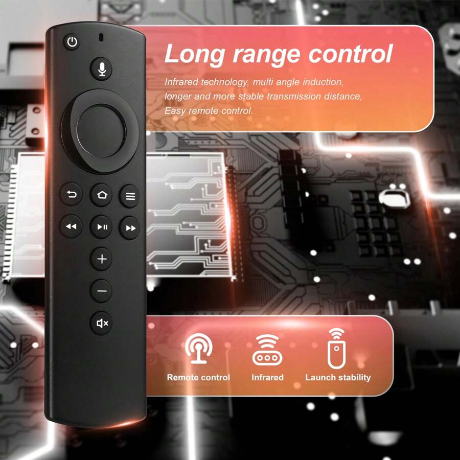 Replacement Voice Remote Control L5B83H Fit For Fire AMZ 2nd Gen Smart ...