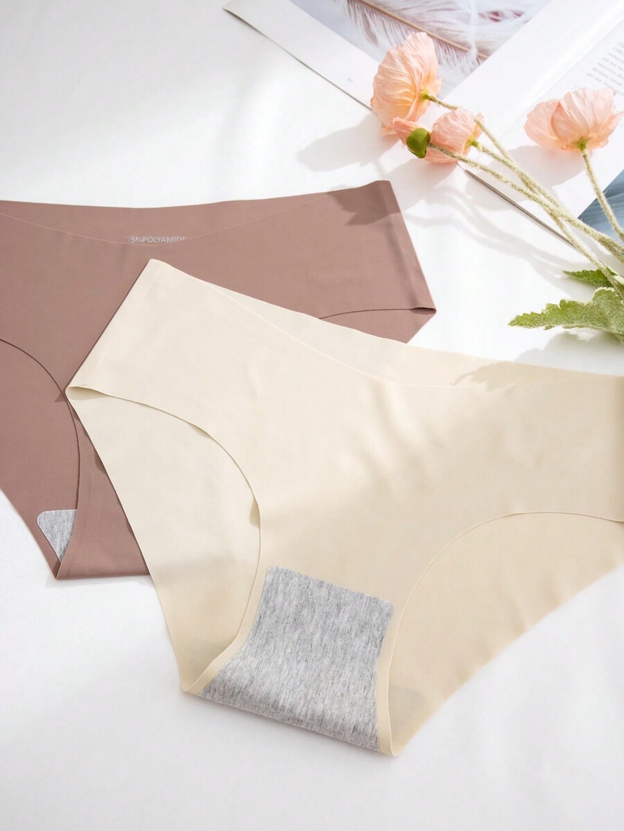 5pcs/Set Women's Nylon V-Shaped Waist Seamless Comfortable Breathable ...