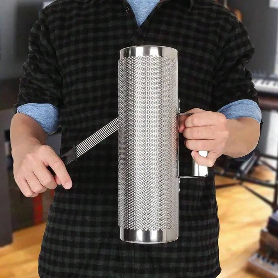 Instrumento metálico Guiro, instrumento para percussão Latina, Guiro ...