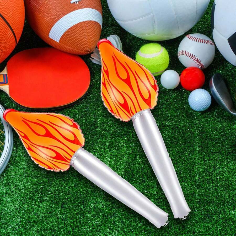 2-8 PCS Inflatable Torch Fun Torch Inflates For Medieval Luau Themed ...