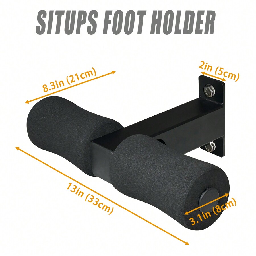 Sit Up Bar Foot Holder For Abdominal Core Workout, Wall Mounted Situp ...