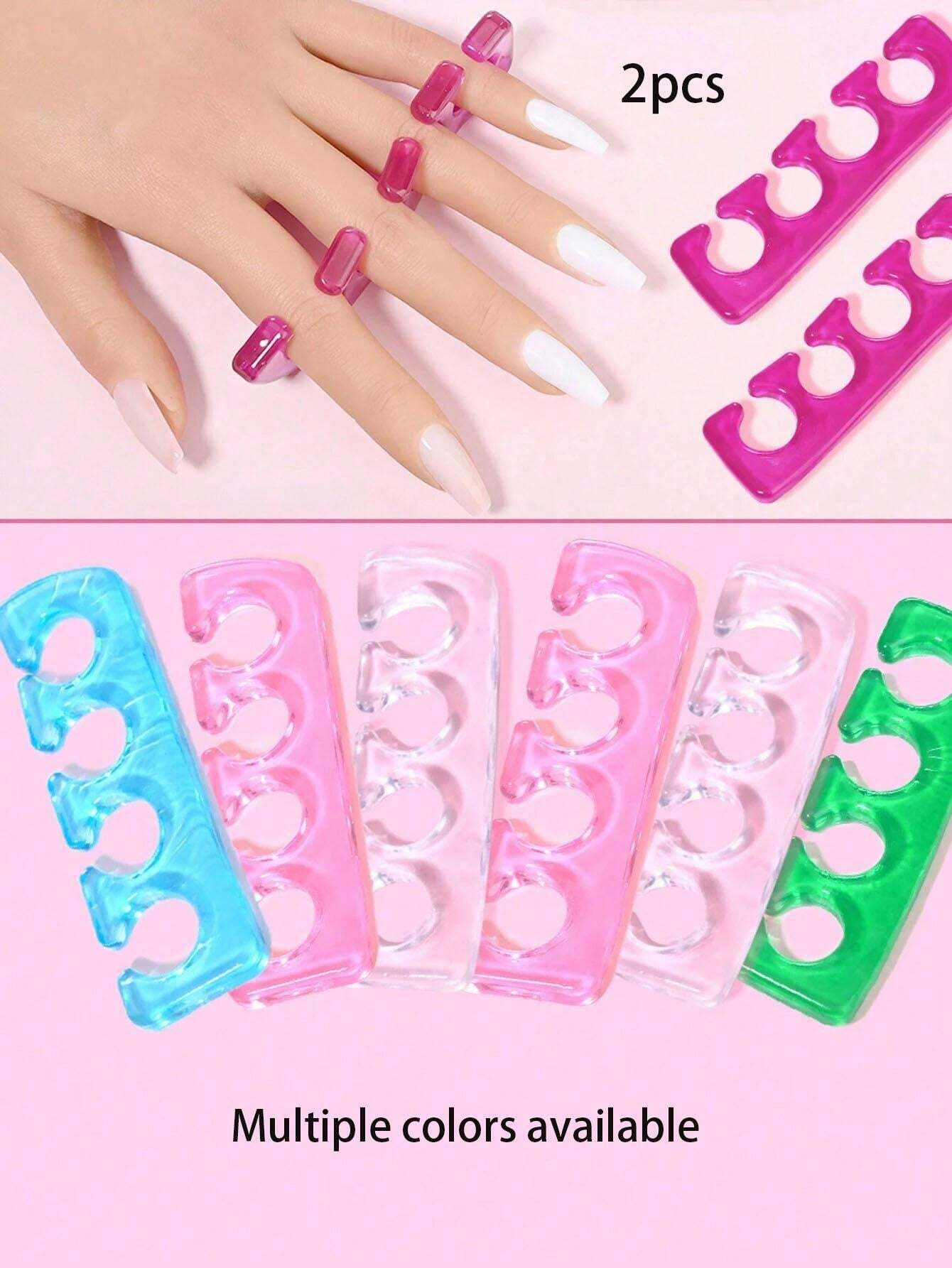 Toe Separator, 1 Pair 2PCS Toe Spacers, Pedicure Toe Separators For ...