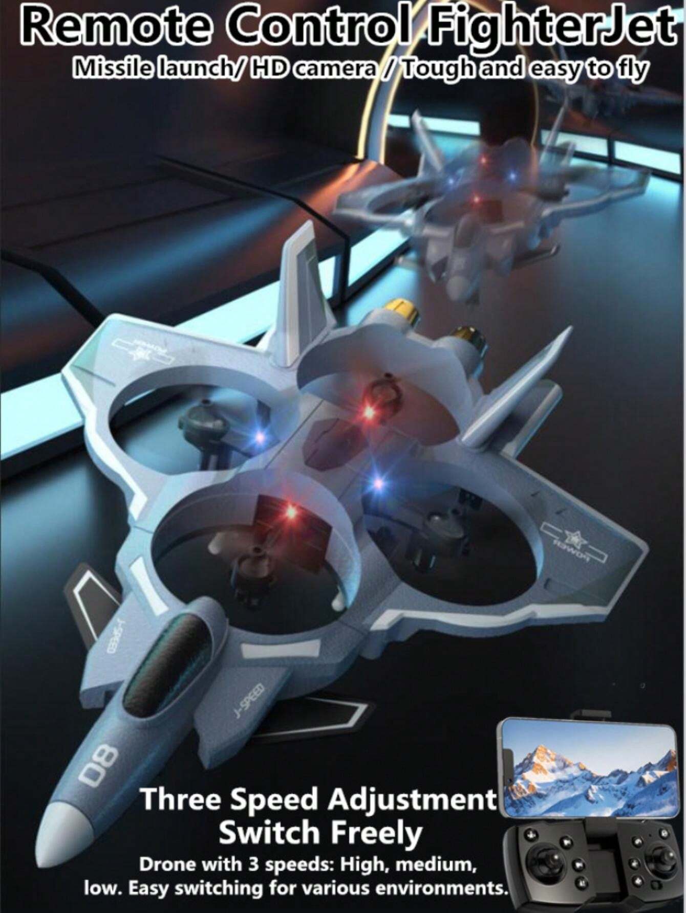 Outside Aerial Photography WIFI FPV HD Camera RC Fighter 2.4G Missile ...