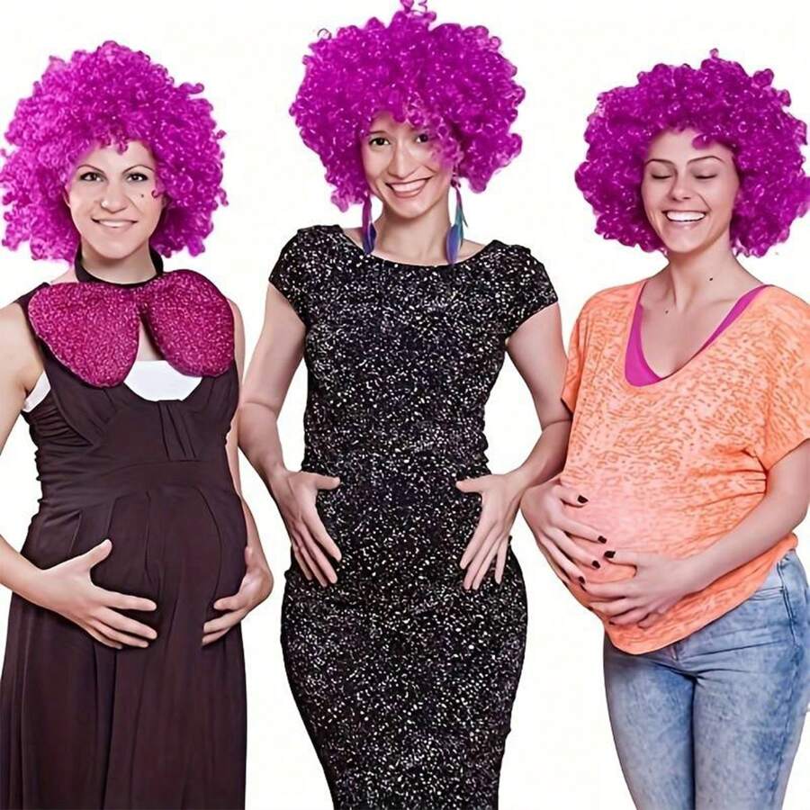 1pc Funny Prank Inflatable Fake Belly With Pump, Pregnancy Belly, Beer ...