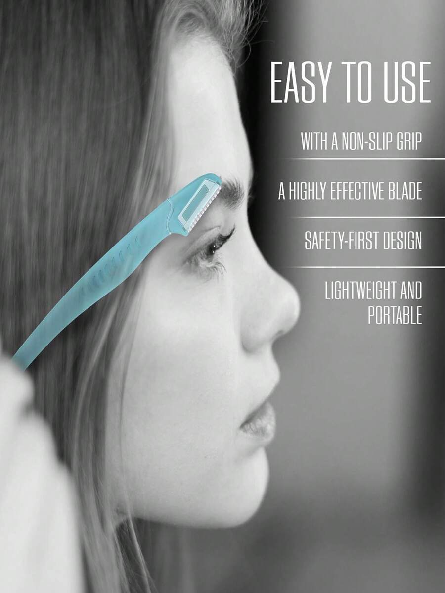 3 Pcs Eyebrow Razor Trimmer [Ultra Precision] Disposable Facial Hair ...