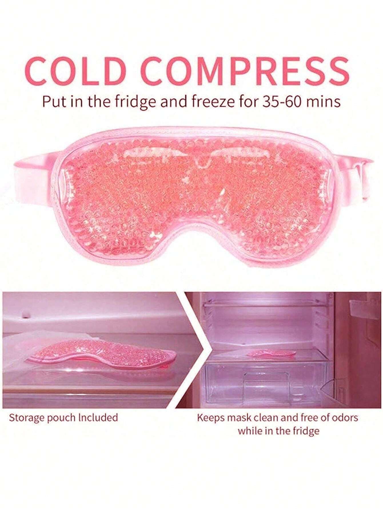 1pc Cold Cooling Eye Mask With Gel Bead For Dry Eyes, Gel Eye Mask ...